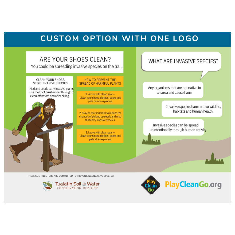 PlayCleanGo® Boot Brush Station - Replacement Sign Panel – NAISMA