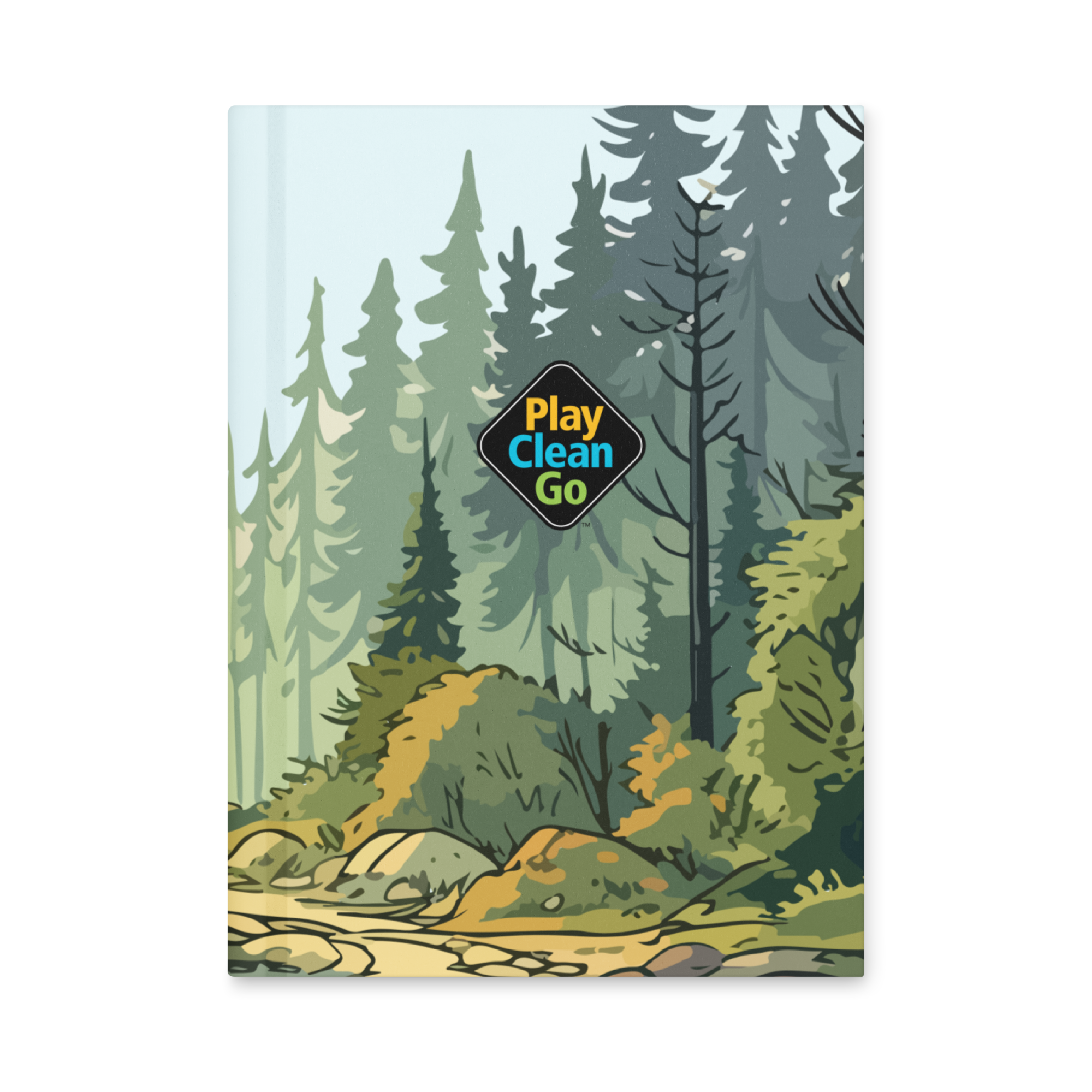 PlayCleanGo Logo Hardcover Journal – NAISMA