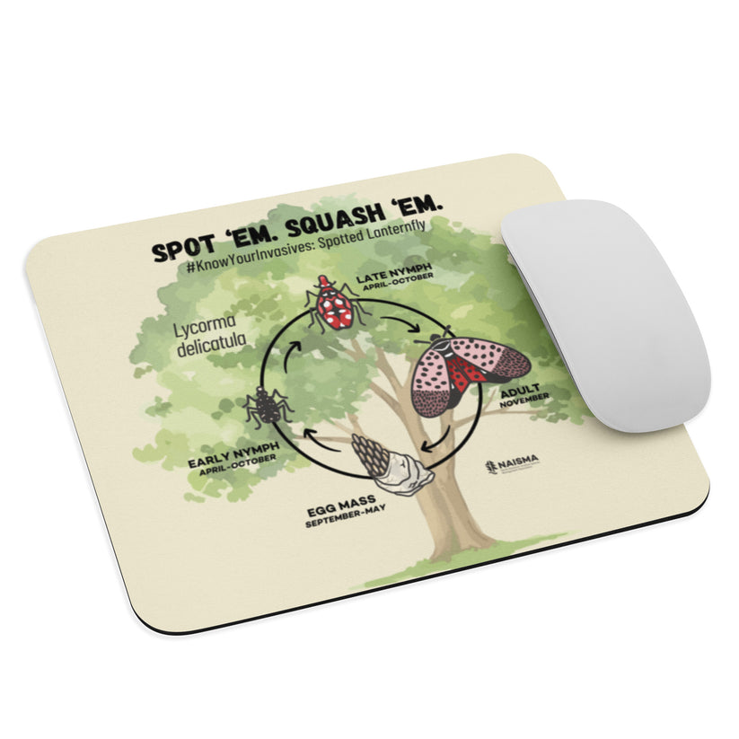 Know Your Invasives - Spotted Lanternfly Mouse Pad – NAISMA